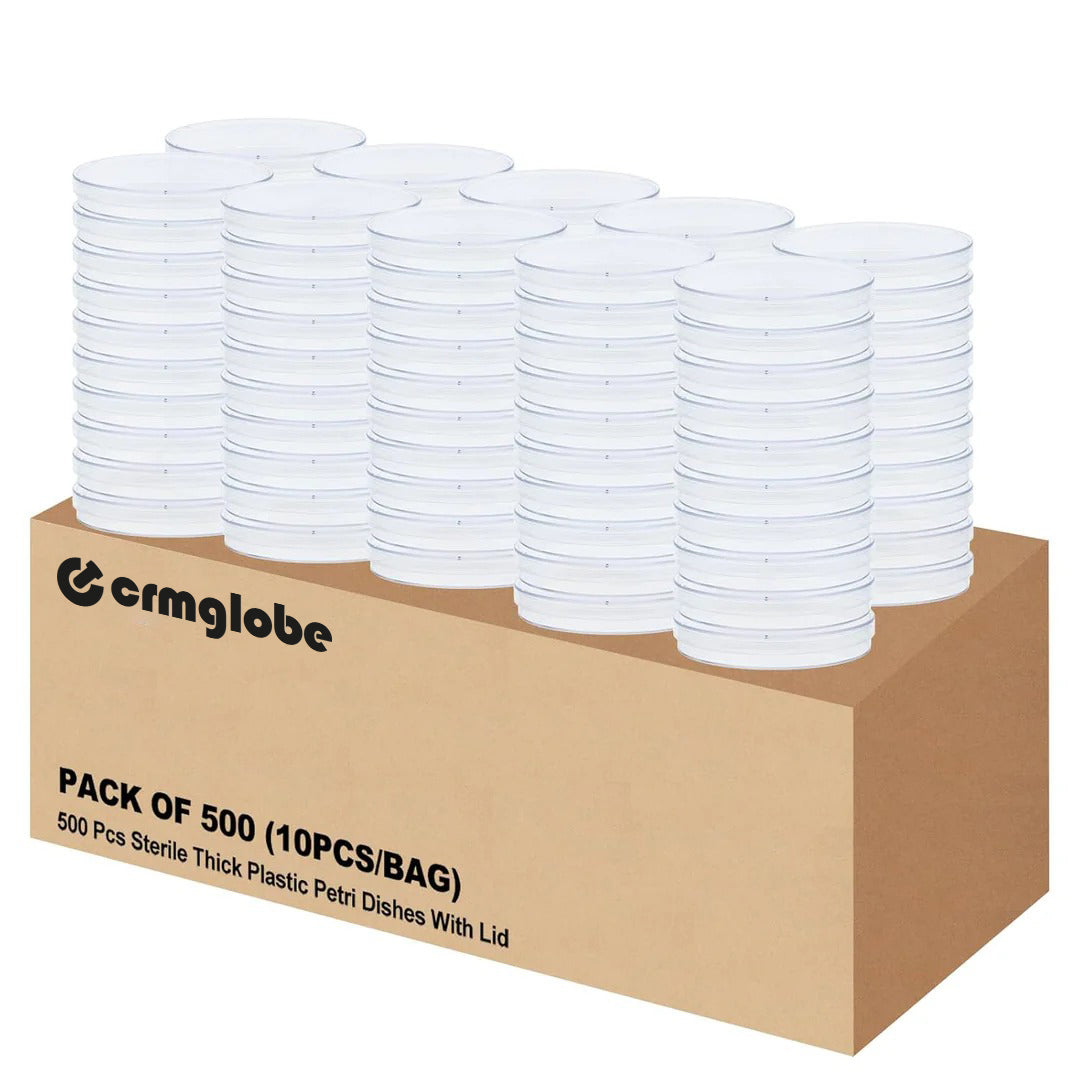 Petri dishes; 90×15mm Sterile, Thick Petri Dishes with Lid, Clear Stac – Laboteca US