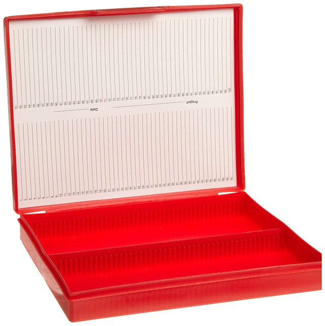 100-PLACE MICROSCOPE SLIDE BOXES – Laboteca US